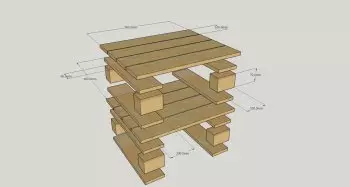 Table basse avec dessin avec vos propres mains 7795_3