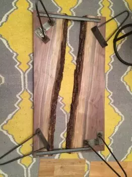 Originální konferenční stolek tepelného dřeva 8014_11