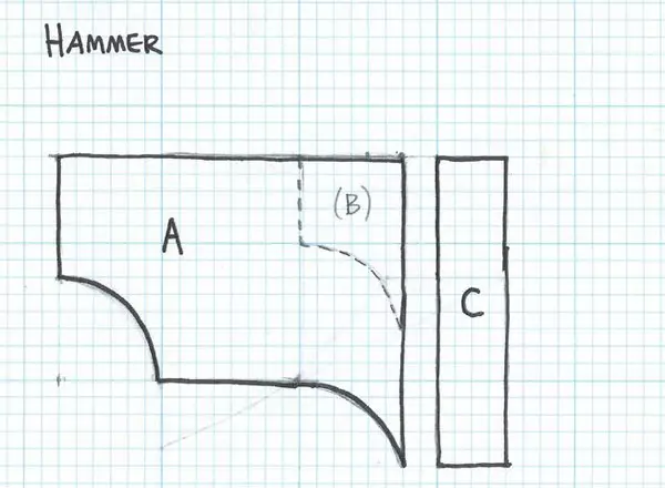 Homemade campaign multi-tools - shovel, ax, martilyo 8399_3