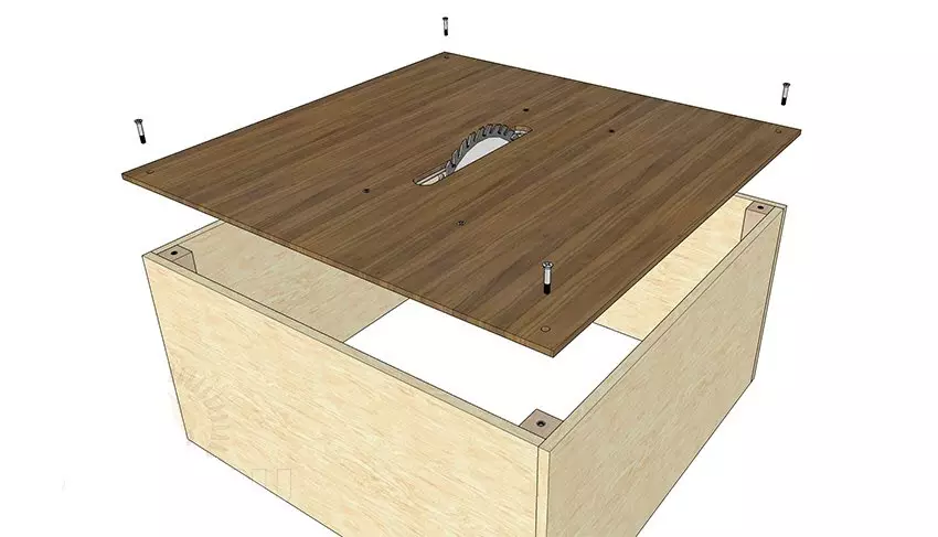 Comment faire une table simple pour la scie circulaire avec vos propres mains