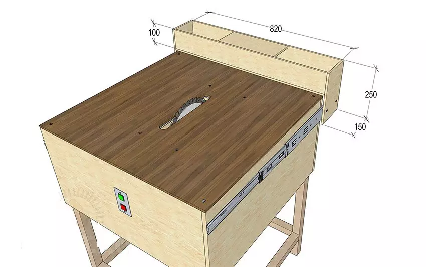 Comment faire une table simple pour la scie circulaire avec vos propres mains