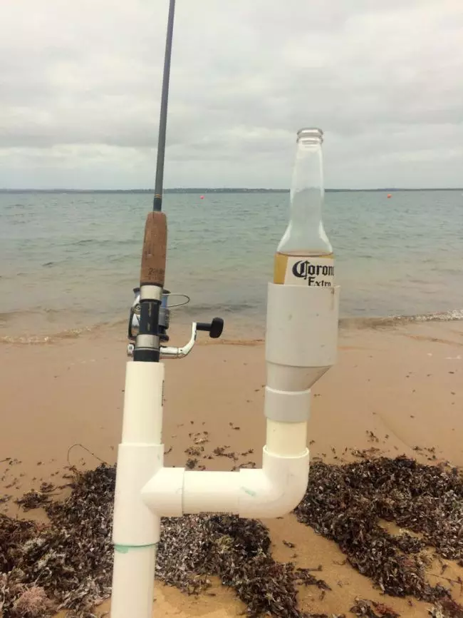 מחזיק דיג מוטות מ צינורות PVC עבור דיג עצלן 877_27